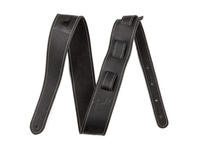 Fender PRIBOR Monogram Leather Strap Black