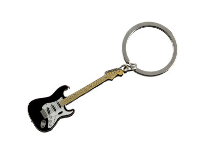 Fender Stratocaster Keychain Black