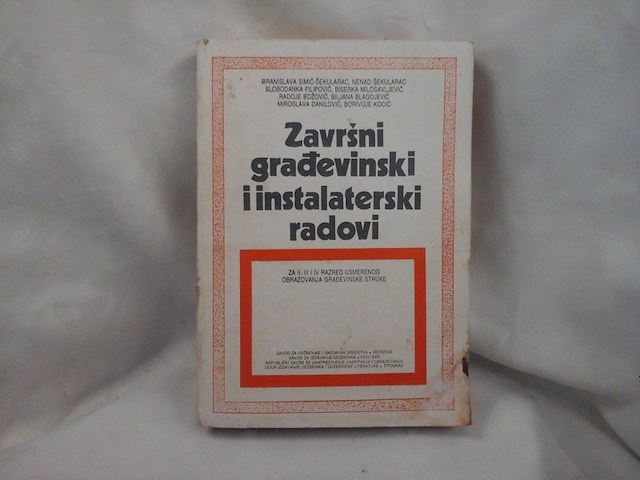 Završni građevinski i instalaterski radovi Branislava