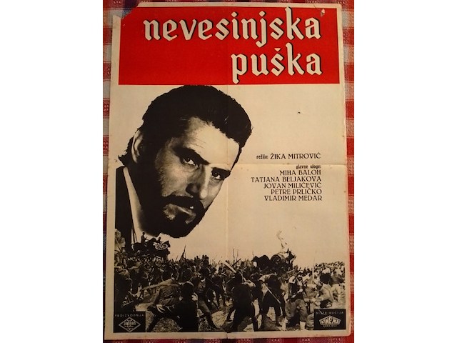 plakat NEVESINJSKA PUŠKA