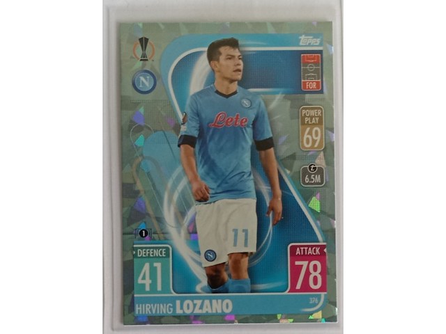 2021/22 Match Attax UEFA CL Lozano Crystal Parallel