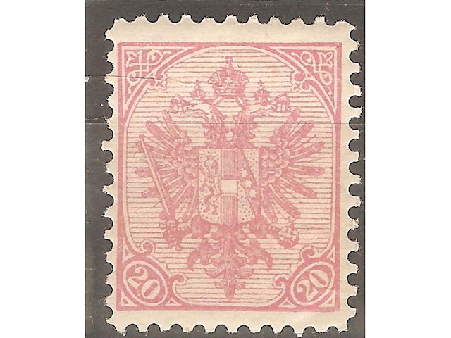 1900 - BiH Redovne marke 20 hel MH z.10 1/2