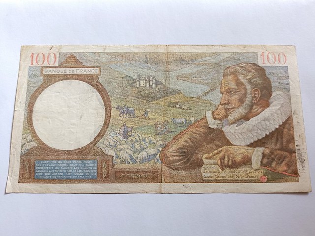 Francuska 100 franc 1972