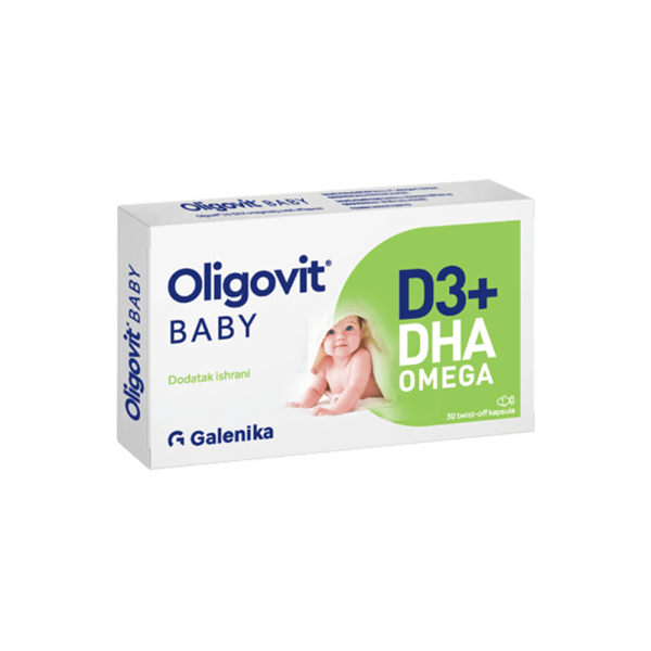 Oligovit D3 + DHA omega baby (30 twist-off kapsula)