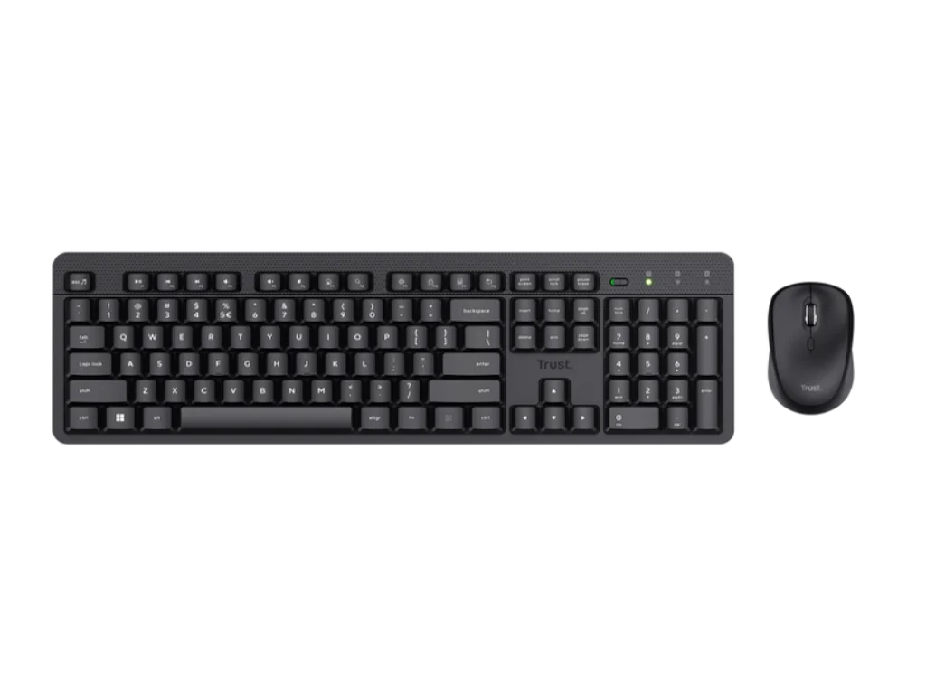 Tastatura+miš TRUST ODY II/US/crna