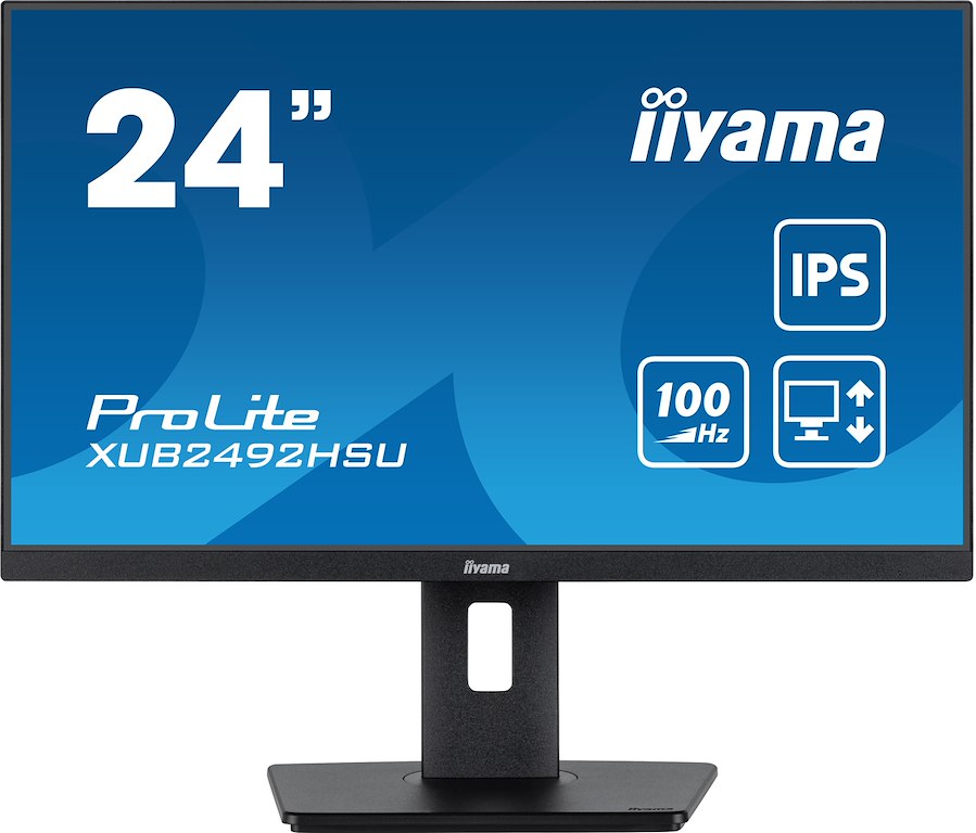 Monitor 23.8 IIYAMA ProLite XUB2492HSU-B6, FHD, IPS, AdaptiveSync, 100Hz, 0.4ms, HDMI, DPID EK000612847