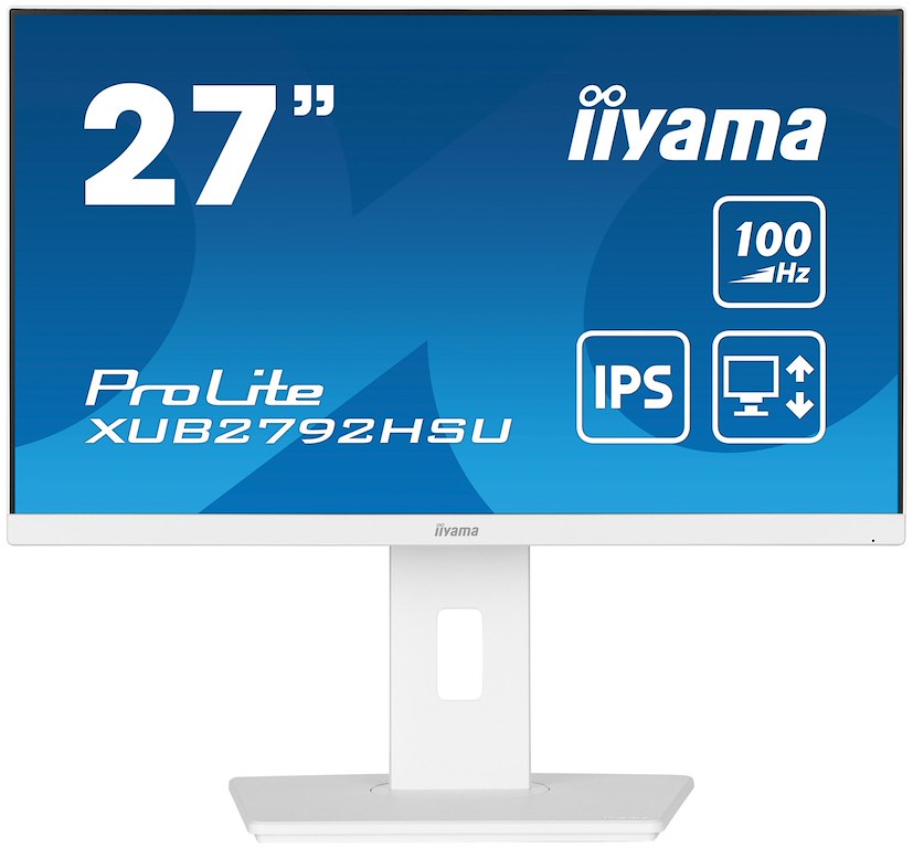 Monitor 27 IIYAMA XUB2792HSU-W6, FHD, IPS, FreeSync, 100Hz, 0.4ms, HDMI, DPID EK000612844