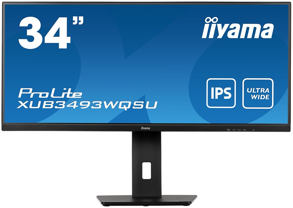 Monitor 34 IIYAMA ProLite XUB3493WQSU-B5, UWQHD, IPS, AdaptiveSync, 75Hz, 4ms, HDMI, DPID EK000612849