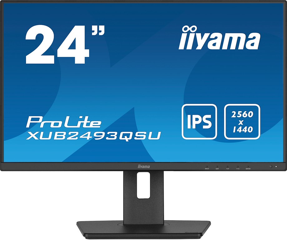 Monitor 23.8 IIYAMA ProLite XUB2493QSU-B5, WQHD, IPS, 60Hz, 4ms, HDMI, DPID: EK000612854