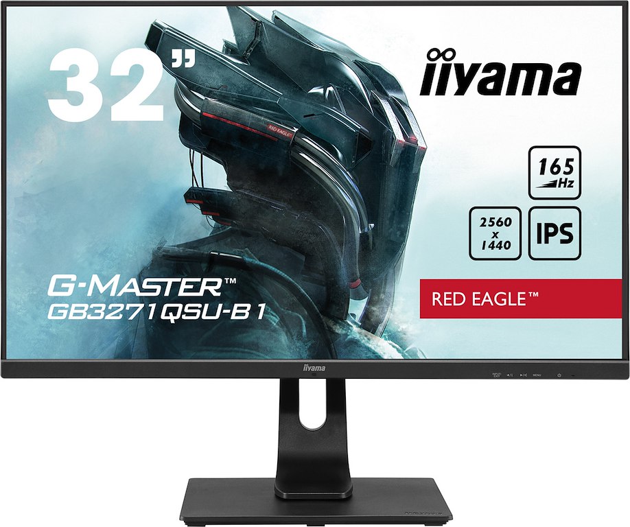 Monitor 31.5 IIYAMA G-Master GB3271QSU-B1, WQHD, IPS, FreeSync, 165Hz, 1ms, HDMI, DP, gamingID: EK000612864