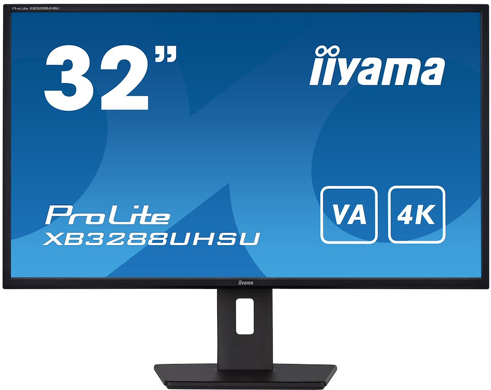 Monitor 31.5 IIYAMA ProLite XB3288UHSU-B5, 4K UHD, VA, FreeSync, 60Hz, 3ms, HDMI, DPID EK000612855