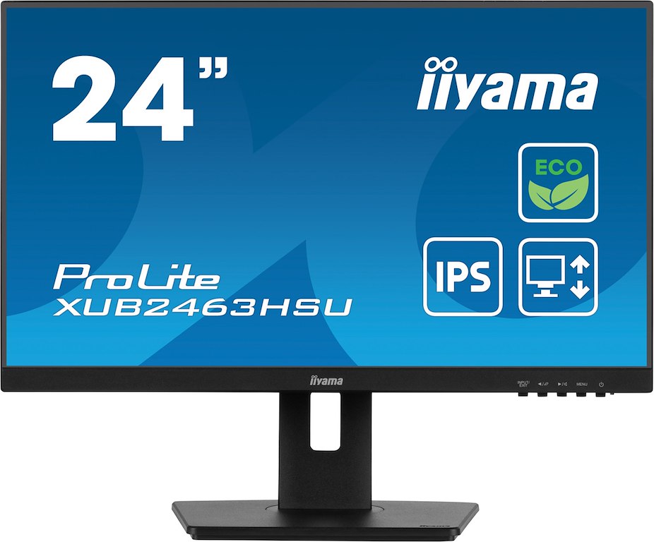 Monitor 24 IIYANA ProLite XUB2463HSU-B1, FHD, IPS, AdaptiveSync, 100Hz, 3ms, HDMI, DPID EK000612859