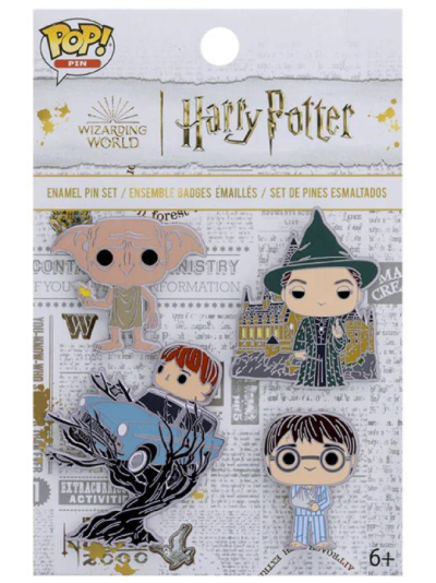 Funko POP! bedž set 4 - Harry Potter, Anniversary, Chamber of Secrets