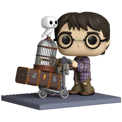 Funko POP! figurica - Deluxe, Harry Potter, Anniversary Harry Pushing Trolley