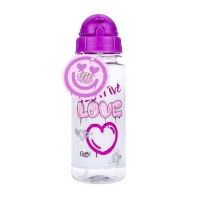 Flaša za vodu - Smiley, Positive Love, 414ml