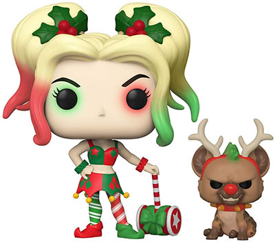 Funko POP! figurica - DC Holiday, Harley Quinn with Helper