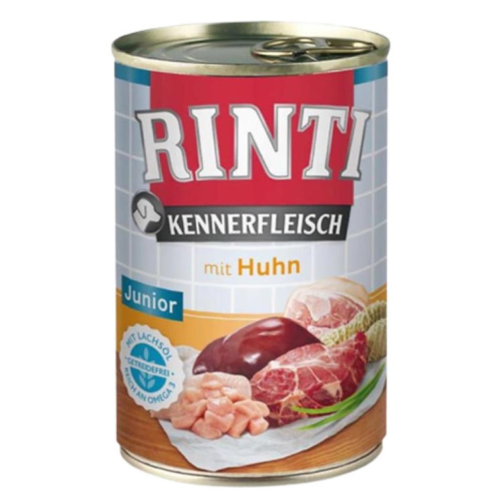 RINTI Kennerfleisch Junior Piletina Hrana za pse 400 g