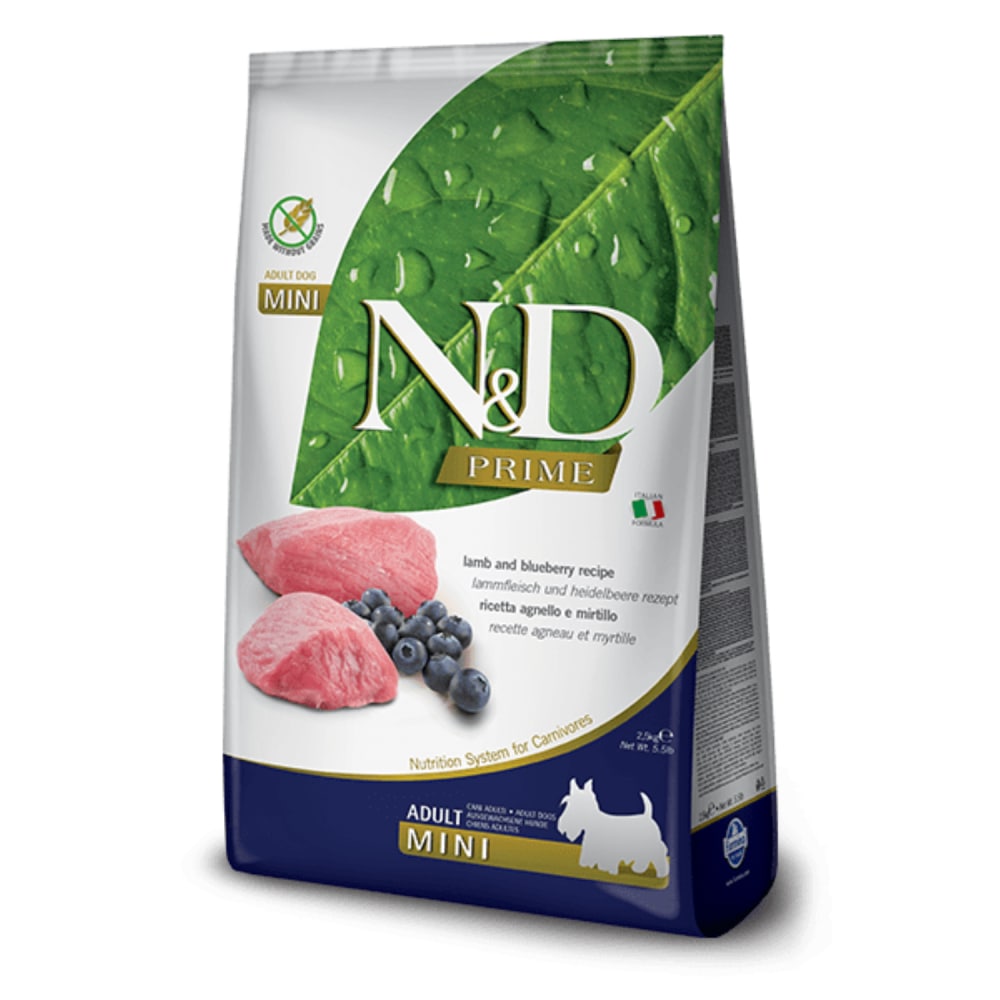 N&D Prime Lamb & Blueberry Mini Hrana za odrasle pse 7 kg