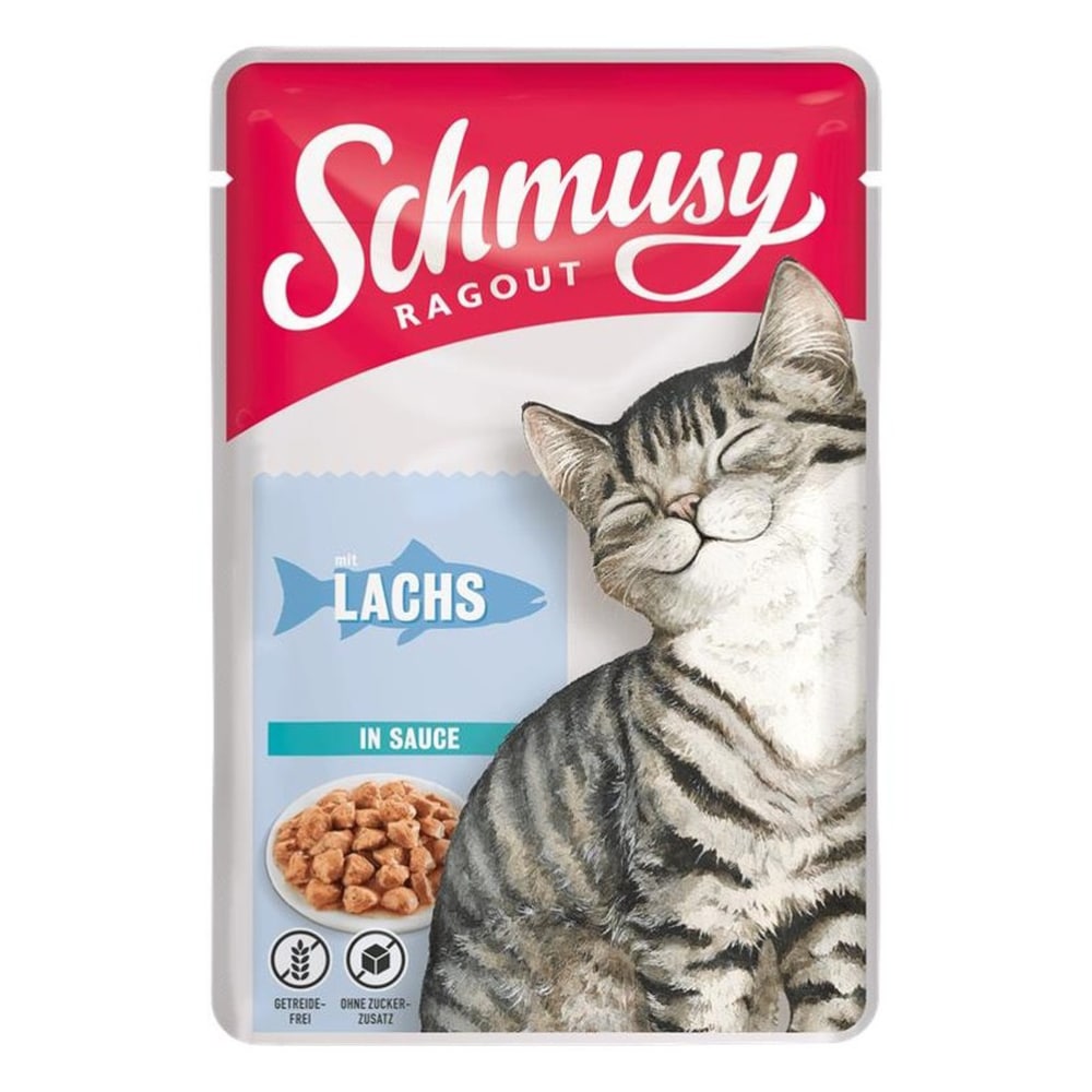 SCHMUSY Ragu Losos Sosić za mačke 100 g