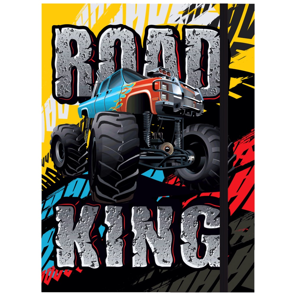 OPTIMUM Road King 3D Box Fascikla sa gumom A4