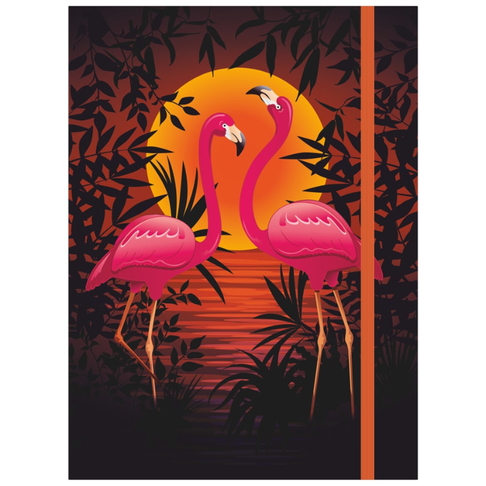 OPTIMUM Flamingo 3D Box Fascikla sa gumom A4