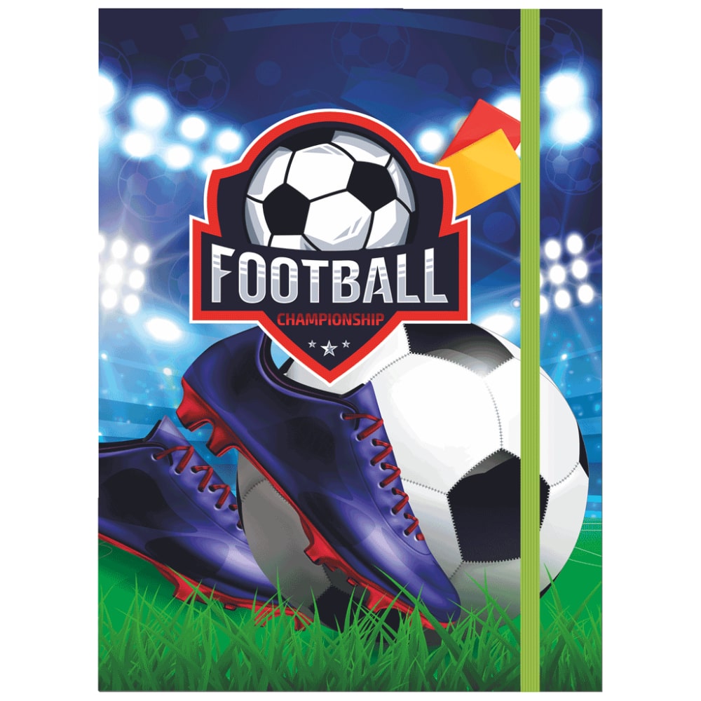 OPTIMUM Football 3D Box A4 Fascikla sa gumom