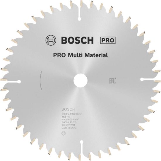 Bosch PRO Multi Material list kružne testere 184x2.4x16 mm 48z HLTCG max 8.000 u/min (2608640815)