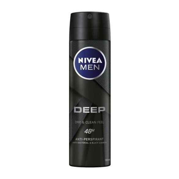 NIVEA DEZODORANS 150ML M.DEEP BLACK CARBON DARKWOOD