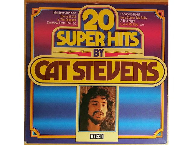 LP CAT STEVENS - 20 Super Hits (1975) Germany PERFEKTNA