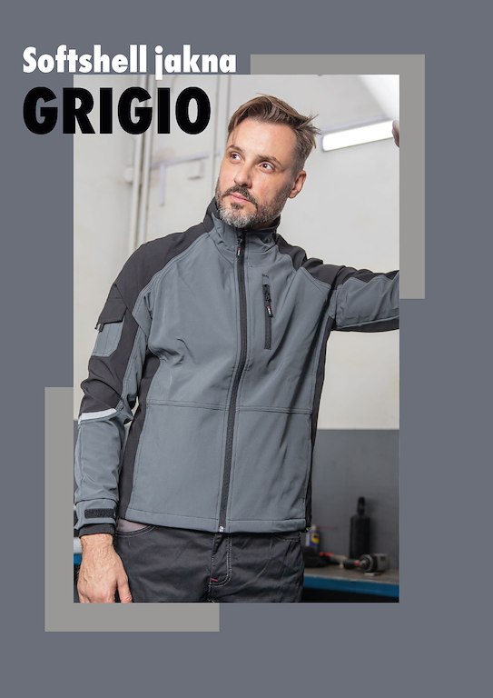 Softshell jakna, GRIGIO