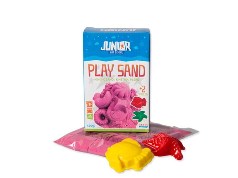 Play Sand, Kinetički Pesak Sa Kalupima, 400g