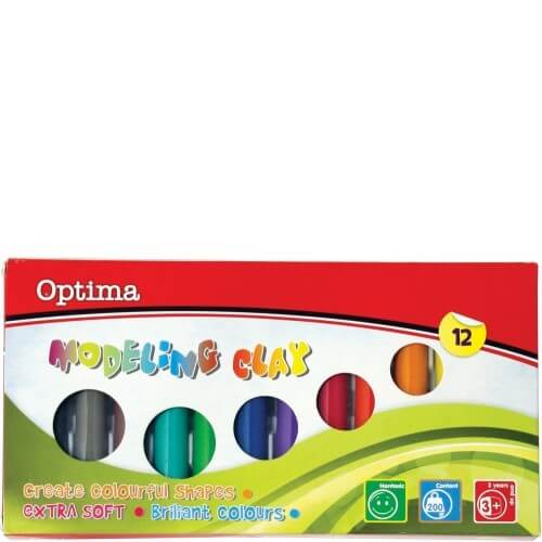 PLASTELIN 12/1 200gr OPTIMA