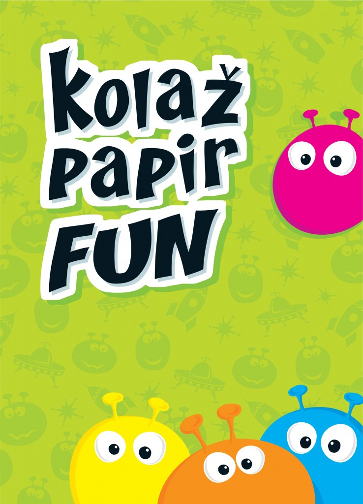 Kolaž papir B5 samolepljivi Fun 10 boja