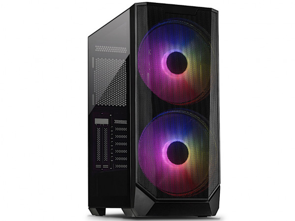 Inter-Tech Kućište IT-3503 Air stream ATX RGB Mini-ITX Gaming bez napajanja, crna (88881353)