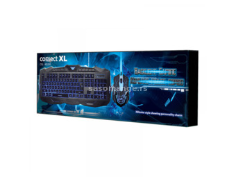 Tastatura + miš, gaming set Connect XL / CXL-KG250 Kit Gaming