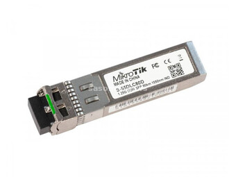 MIKROTIK (S-55DLC80D) SFP primopredajni modul 1.25G MM 80km 1550nm