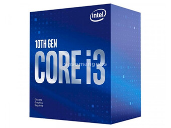 INTEL Core i3-10100F 4 cores 3.6GHz (4.3GHz) Box