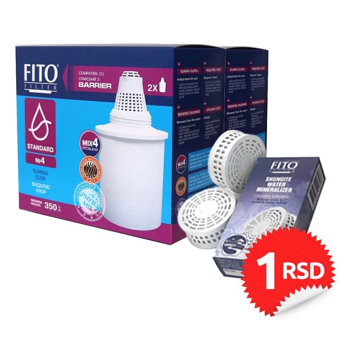 Fito filter Standard za Barrier 2 X 2kom + Mineralizatori Shungite