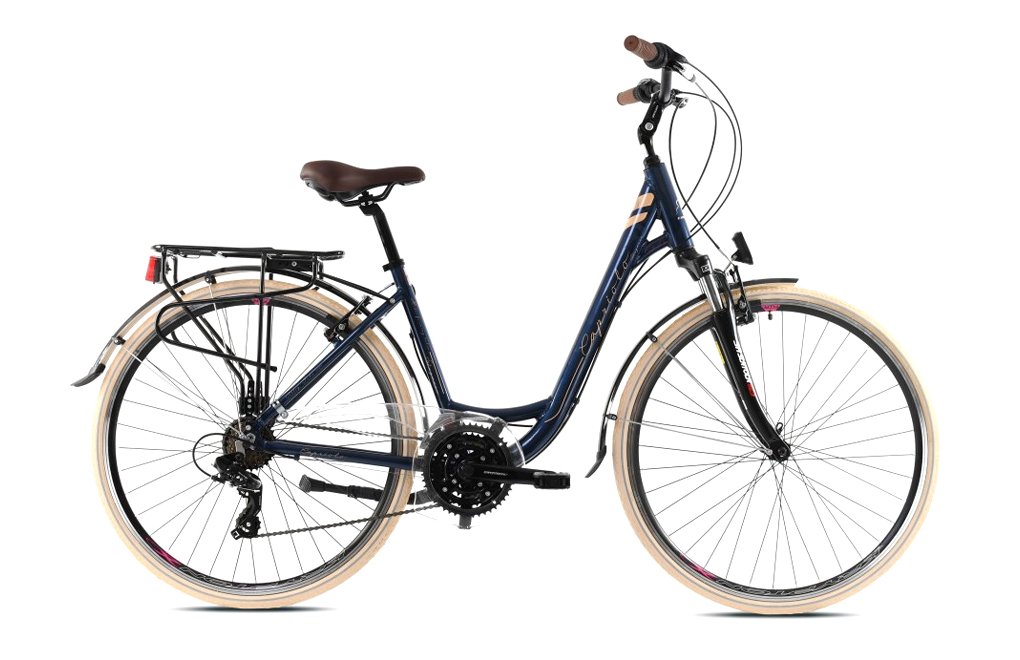 Elegance 28" plavo v-brake