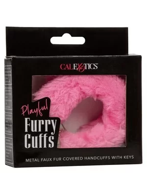 Furry Cuffs Pink, 133754