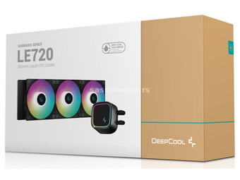 DeepCool LE720 ARGB * vodeno hladjenje, Fans 500~2250rpm, 360mm, Intel/AMD