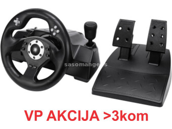 STR-M-40 ** Gembird RACEMASTER PC racing wheel 270degr. PC/PS3, Direct-X-X-input (4399)