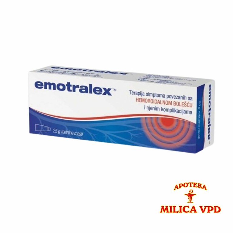 Emotralex mast protiv hemoroiga 25g