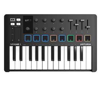 Arturia MiniLAB 3 Black Edition