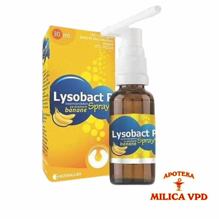 Lysobact P sprej banana 30ml