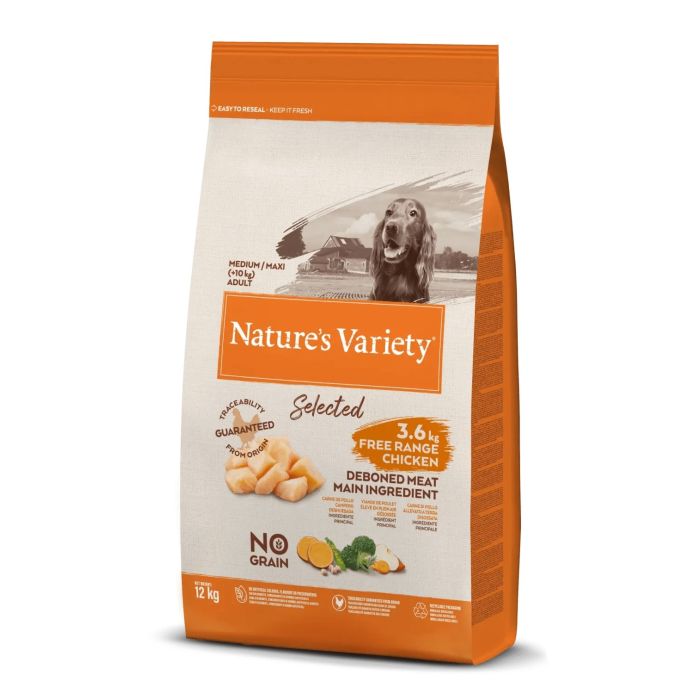 Natures Variety Selected Dog Adult M/L Piletina 12KG