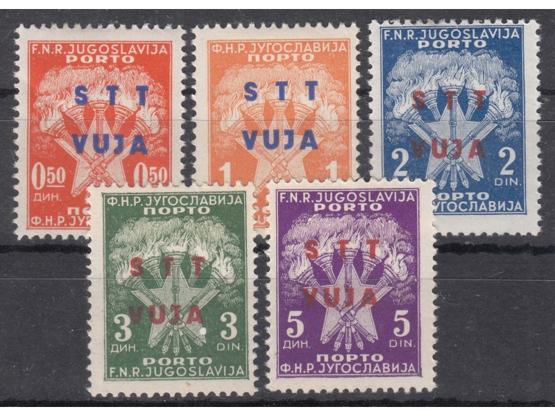 Jugoslavija Trst Zona B (VUJA) 1949 porto serija *