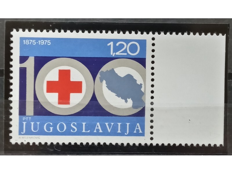 JUGOSLAVIJA 1975 - 100g. CRVENOG KRSTA **