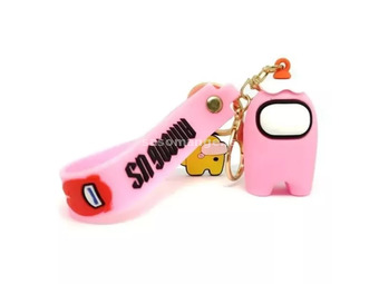 Among Us - Crewmate Pink Keychain