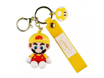 Super Mario - Sitting Mario (Yellow) Keychain